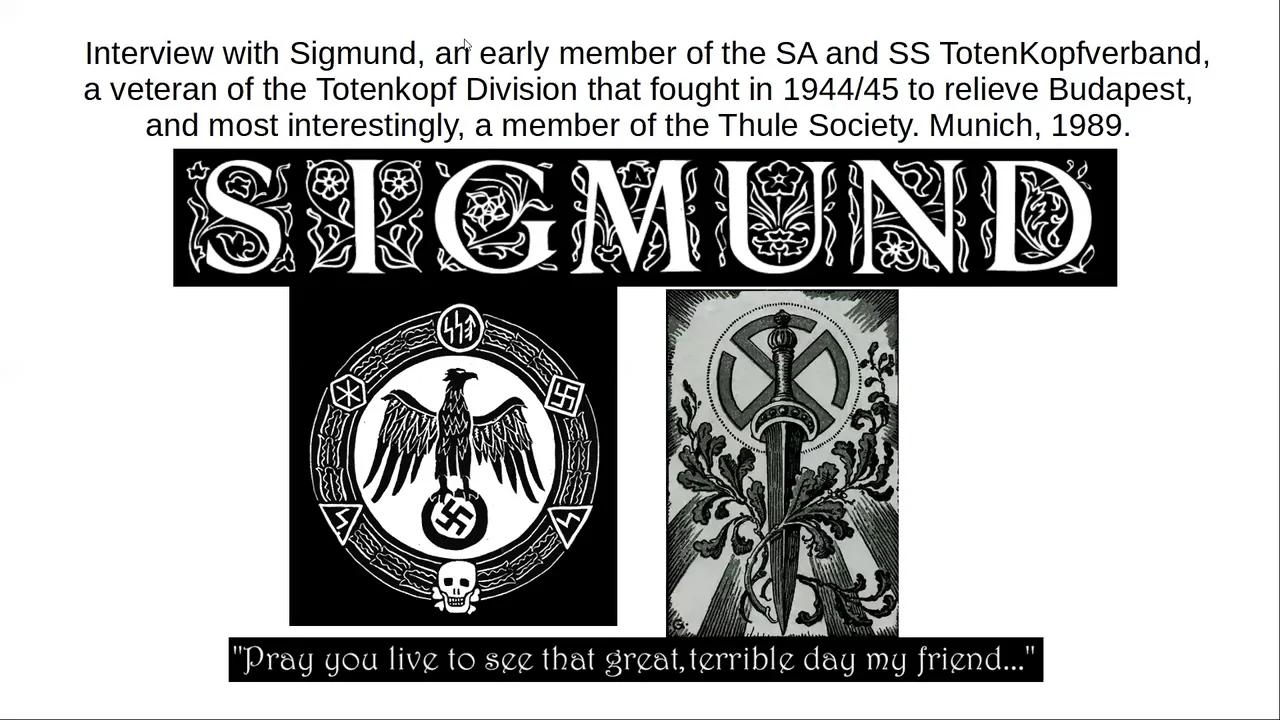 Interview with WW2 German SS Totenkopf veteran Sigmund who was also a ...