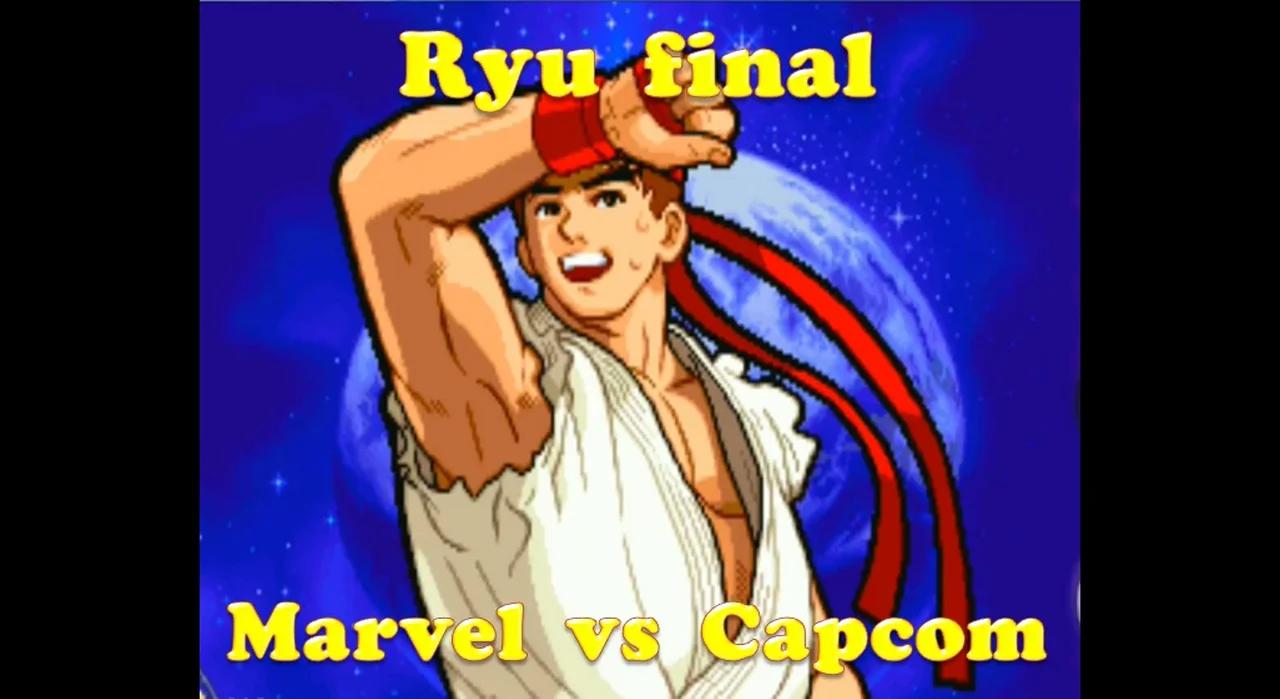 Ryu final Marvel vs Capcom