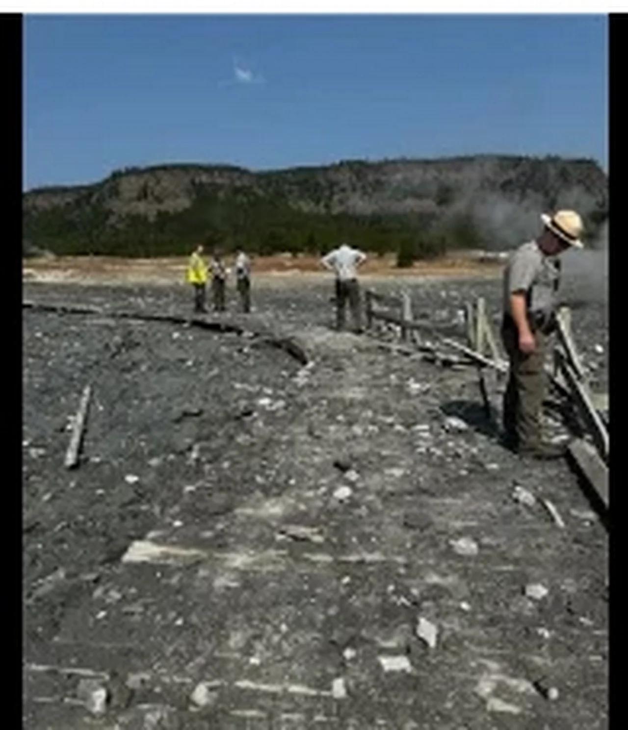 Massive Hydrothermal Explosion at Biscuit Basin in Yellowstone National ...