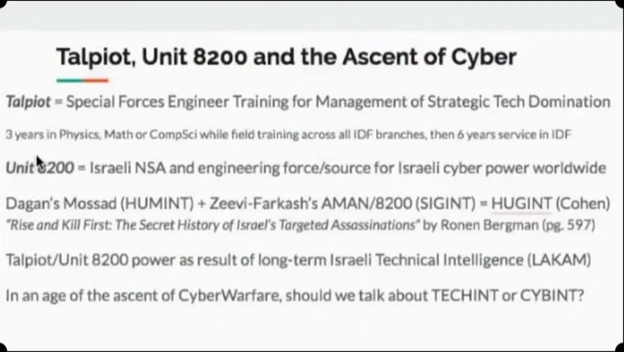 Talpiot & Unit 8200 The Global Cyber Agenda for Kill Switch Domination