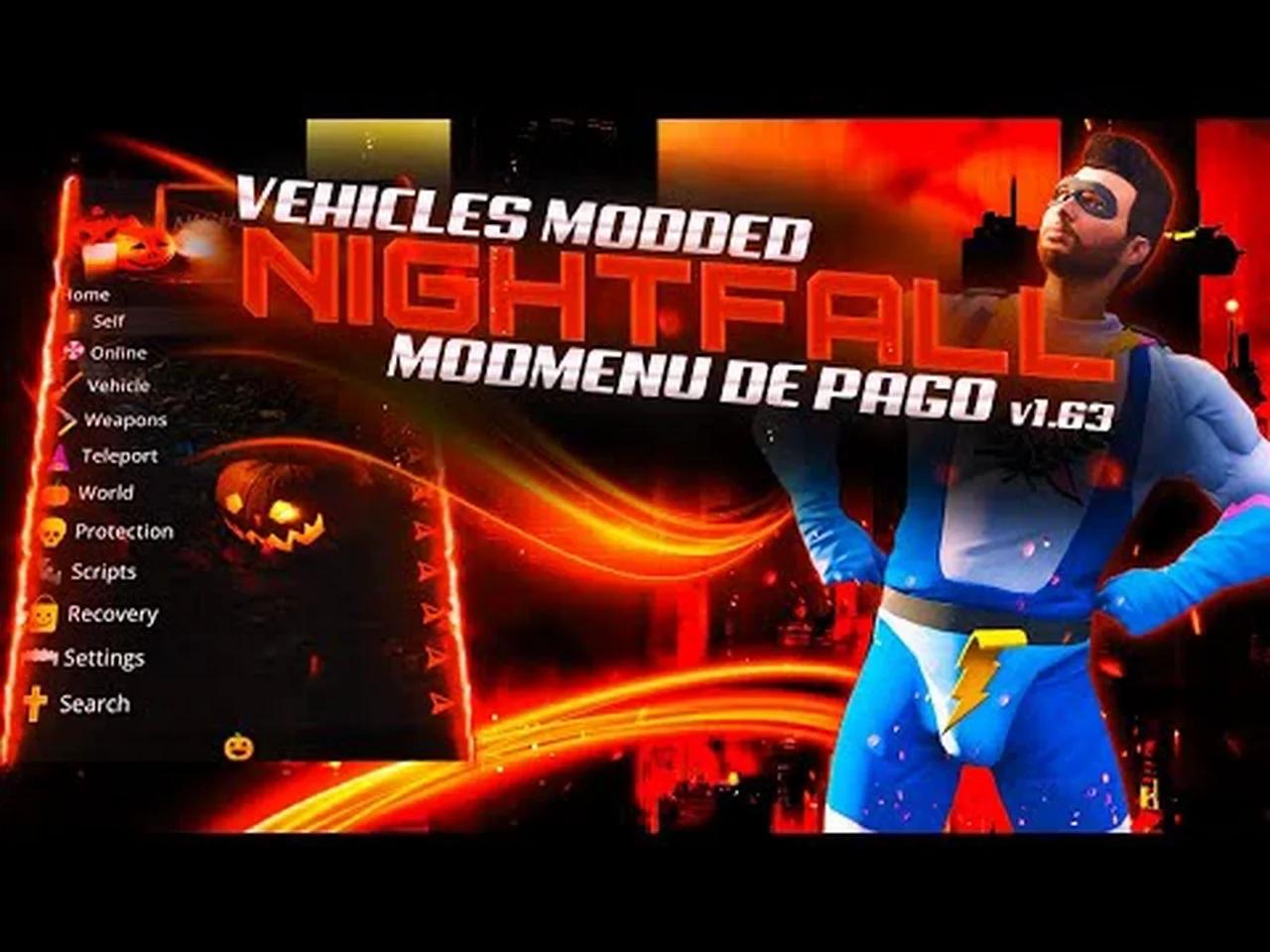 Mod Menu NightFall GTA 5 Online PC 1.67 Vehicles Modded + Money Options 50K En GTA V 🚀| UNDETECTED