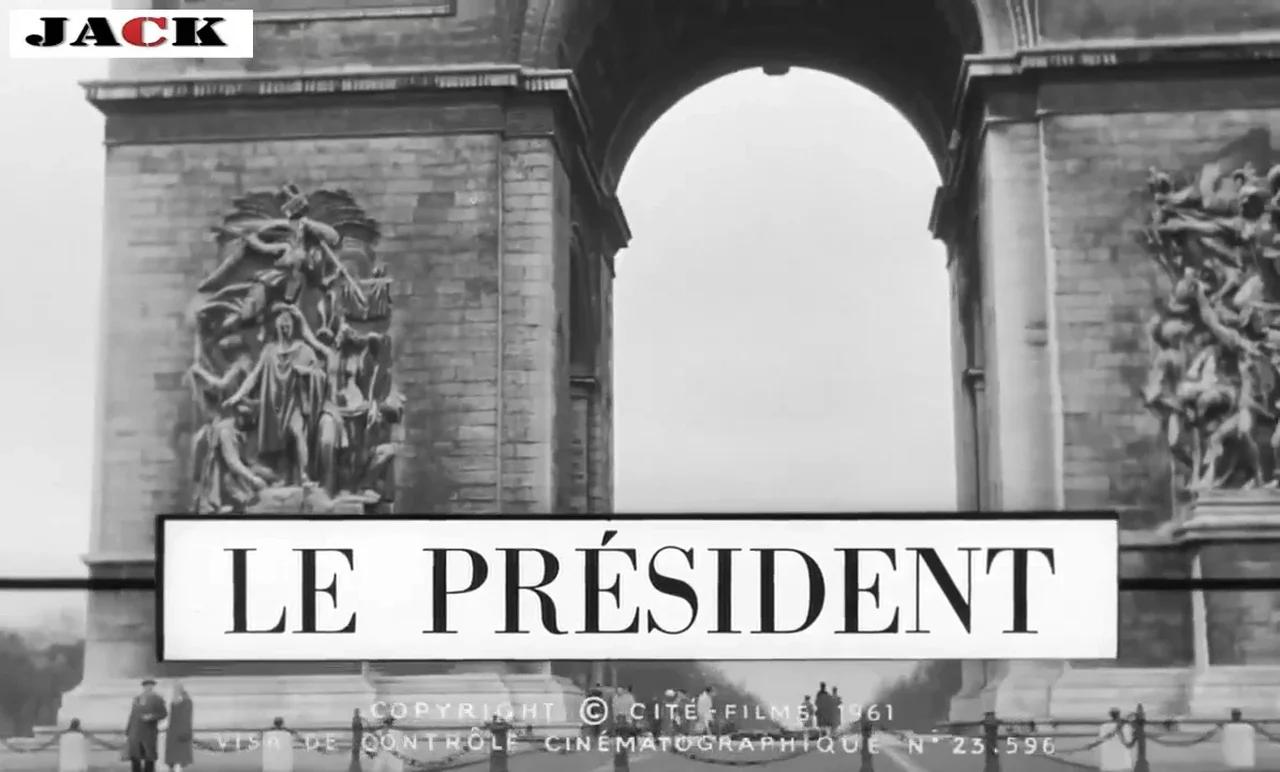 " Le président " Film de 1961 Simenon Gabin Audiard