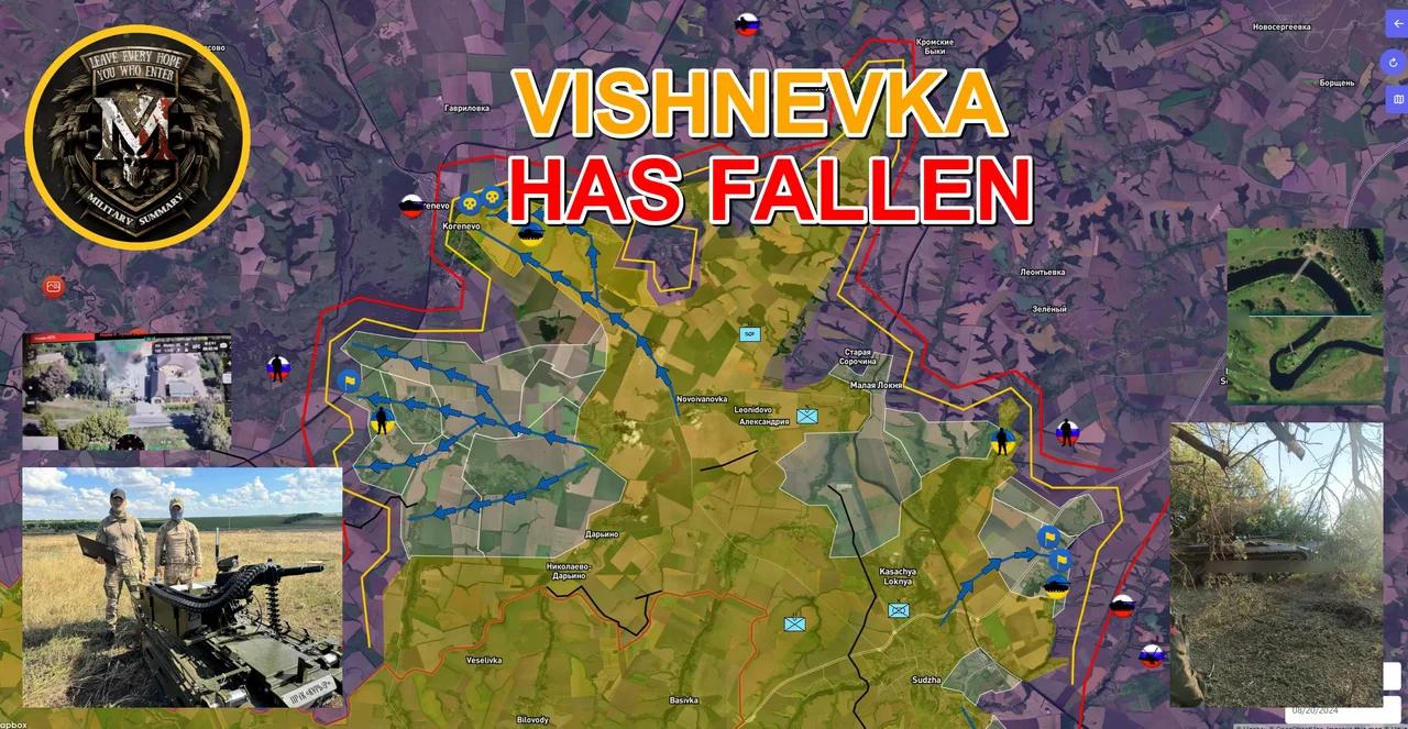 The Ukrainians Entered Korenevo ⚔️ Martynovka And Vishnevka Have Fallen ...