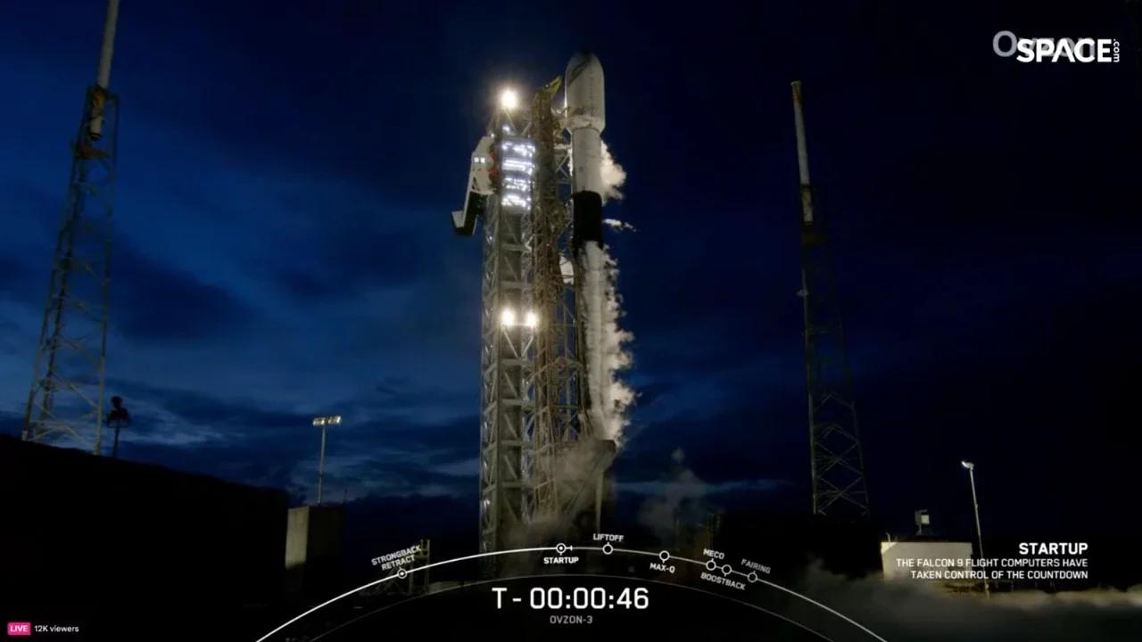 Falcon 9 Ovzon 3 mission: SpaceX launches Swedish Ovzon 3 satellite