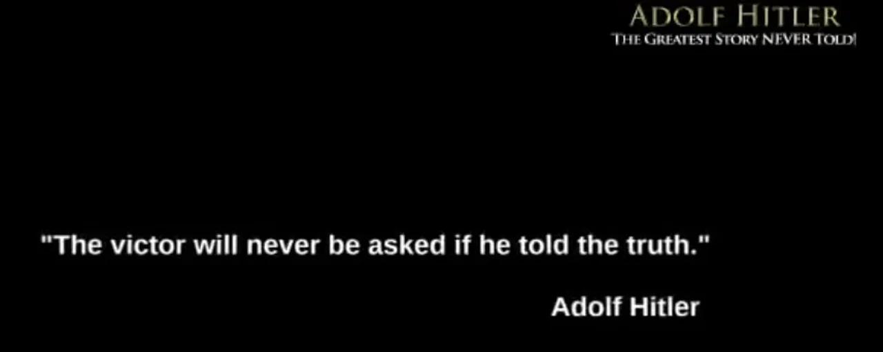 ADOLF HITLER - THE GREATEST STORY NEVER TOLD