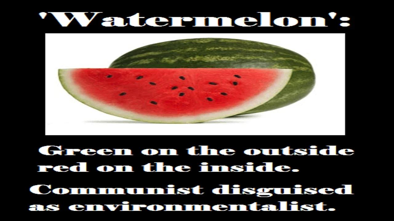 "Watermelon Communism" & The 15 Minute Prison