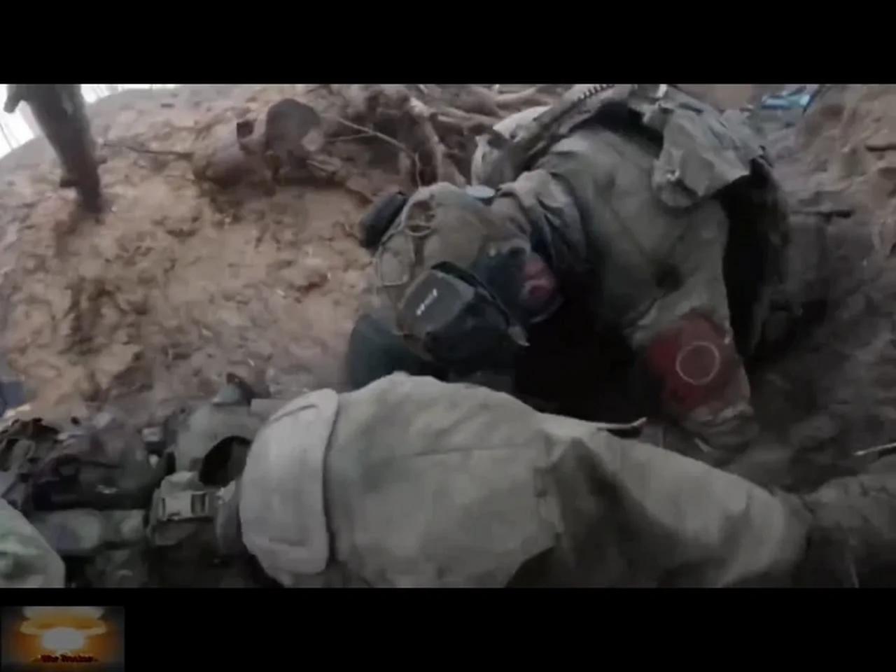 Helmetcam Footage from Russian Medic Team in a Kremennoye Trenchline ...