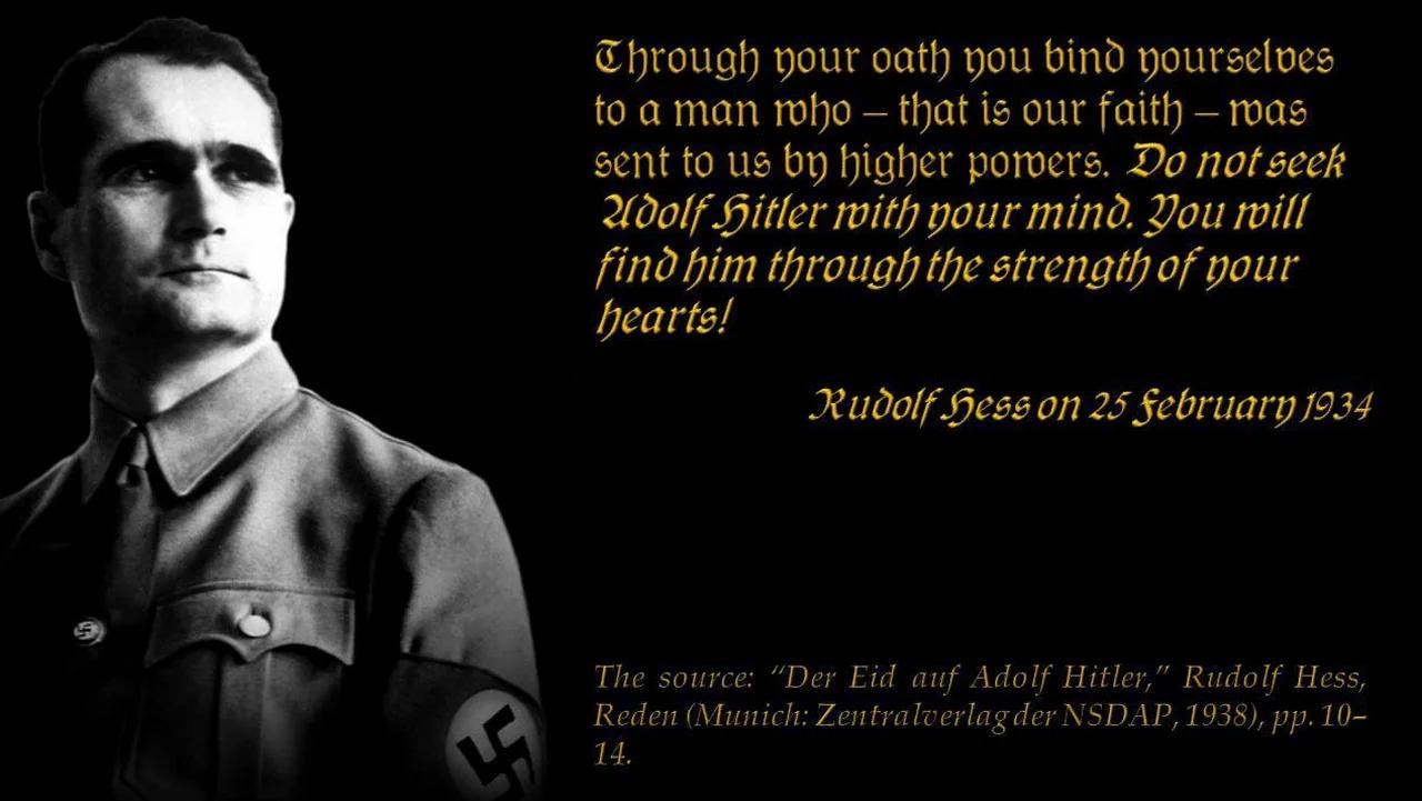 Rudolf Hess quote