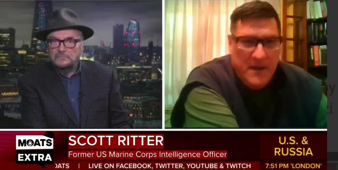 Scott Ritter, former US Army Marine Corps intelligence officer: “We ...
