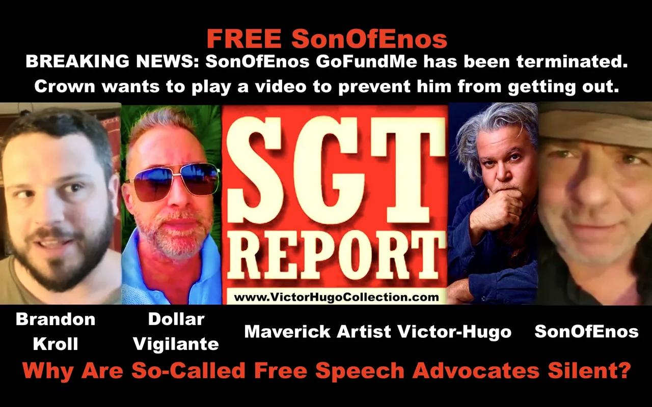SonOfEnos GoFundMe TERMINATED Brandon Kroll VictorHugo Dollar Vigilante ...