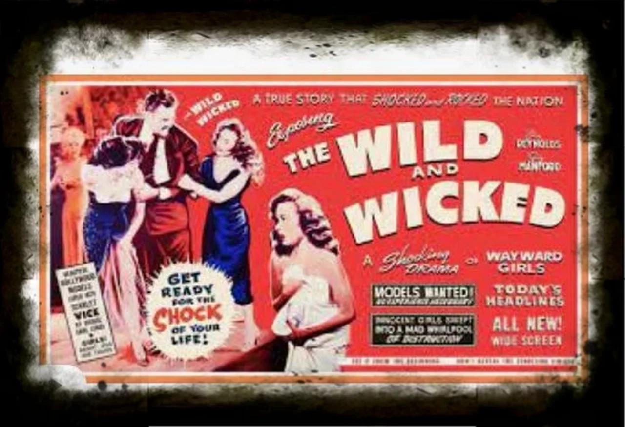 The Wild And Wicked 1956 | The Flesh Merchant 1956 | Vintage ...