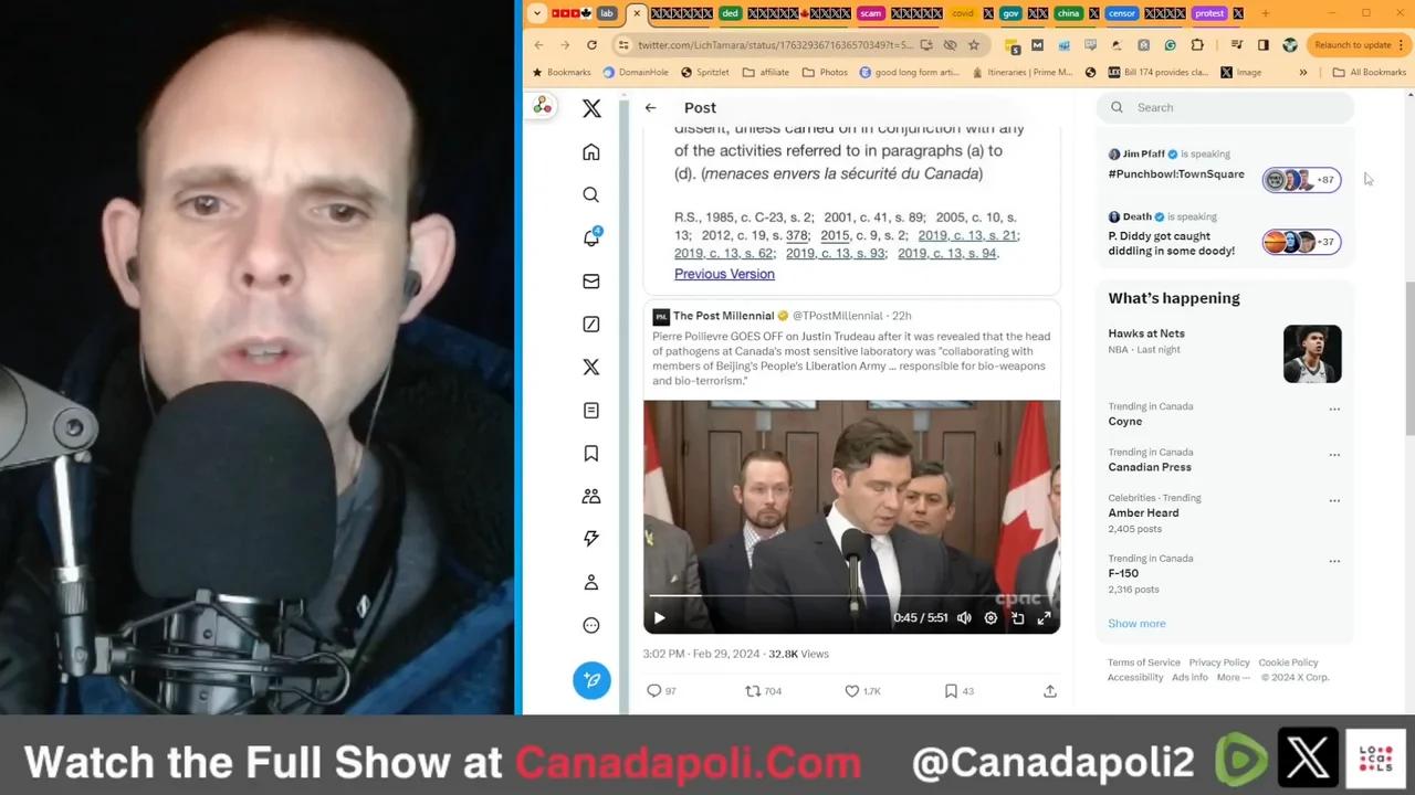 Mulroney Dead, Winnipeg Lab Papers, Arrivescam and More!