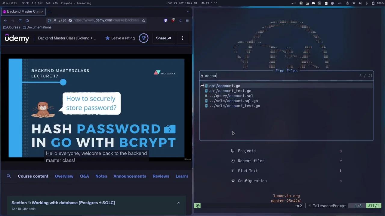 Backend Master Class Course Study | Securely Store Hash Password in Go with Bcrypt