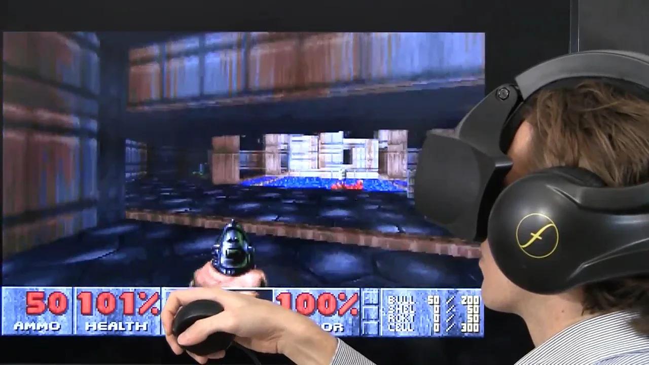 Forte VFX1 Virtual Reality Headset - Doom Gameplay