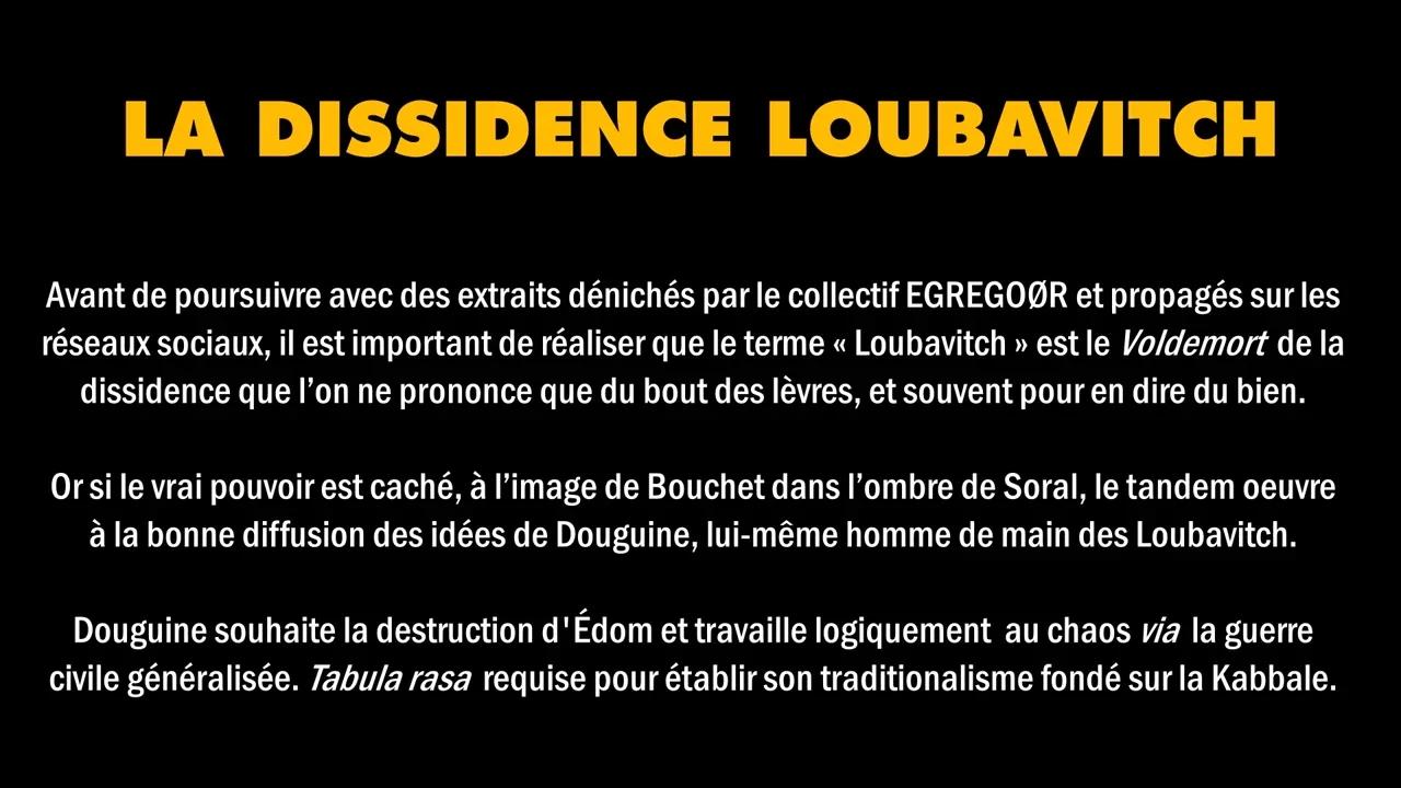 LA DISSIDENCE LOUBAVITCH – 20 MINUTES POUR COMPRENDRE