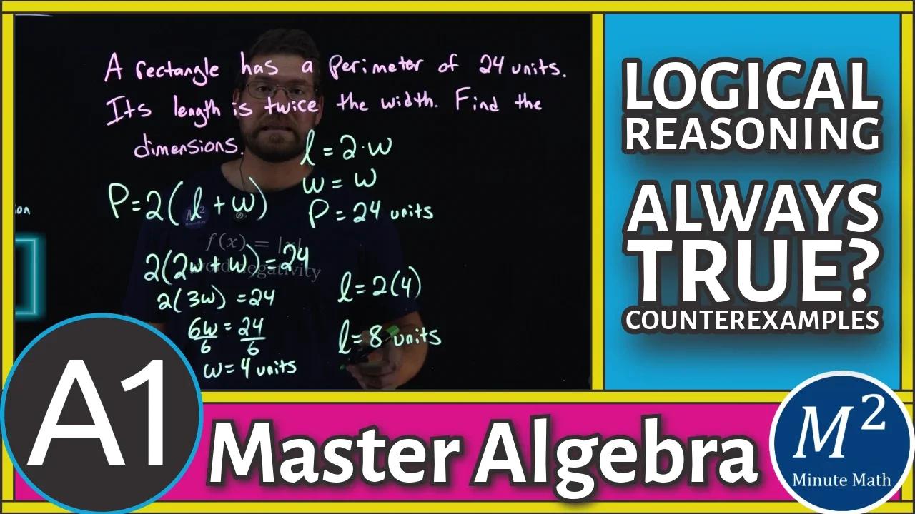 Using Logical Reasoning and Counterexamples in Algebra – Critical Thinking with Functions