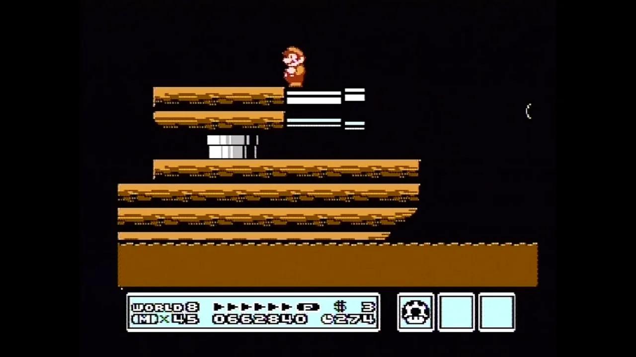 Super Mario Bros. 3 Two-Player Playthrough (Actual NES Capture) - World 8