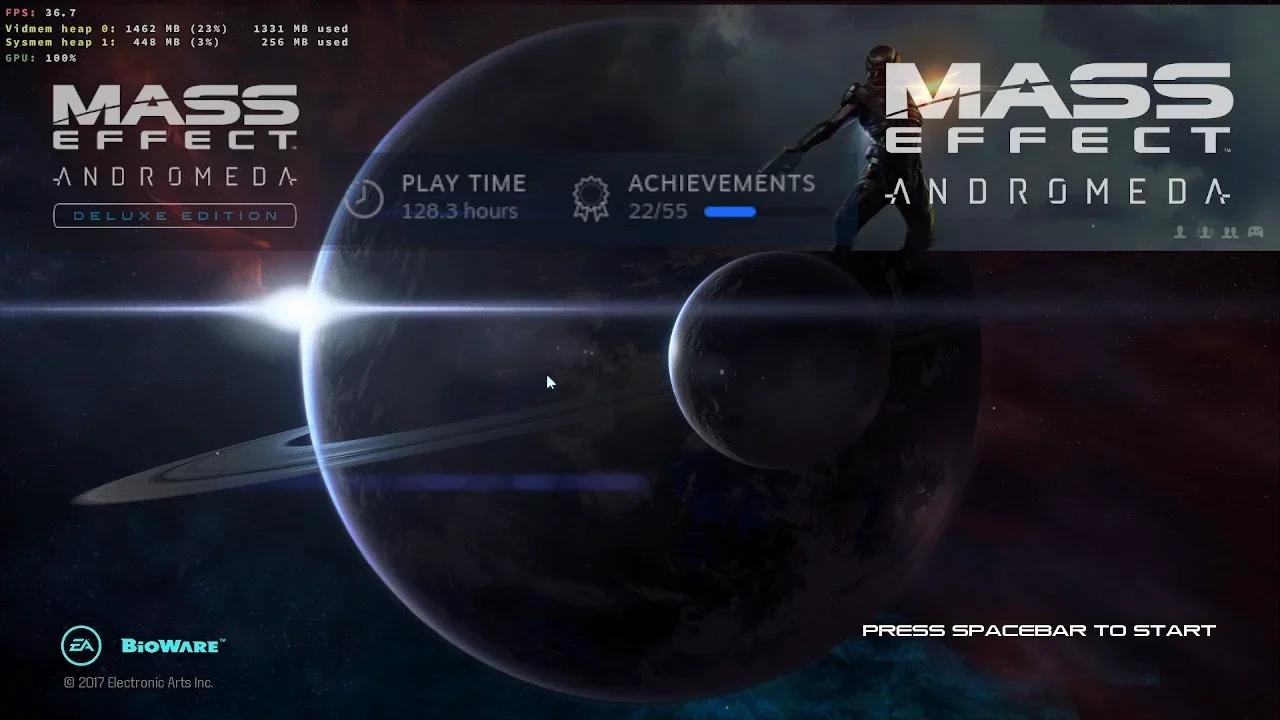 Let's Play Mass Effect: Andromeda on Garuda Linux
