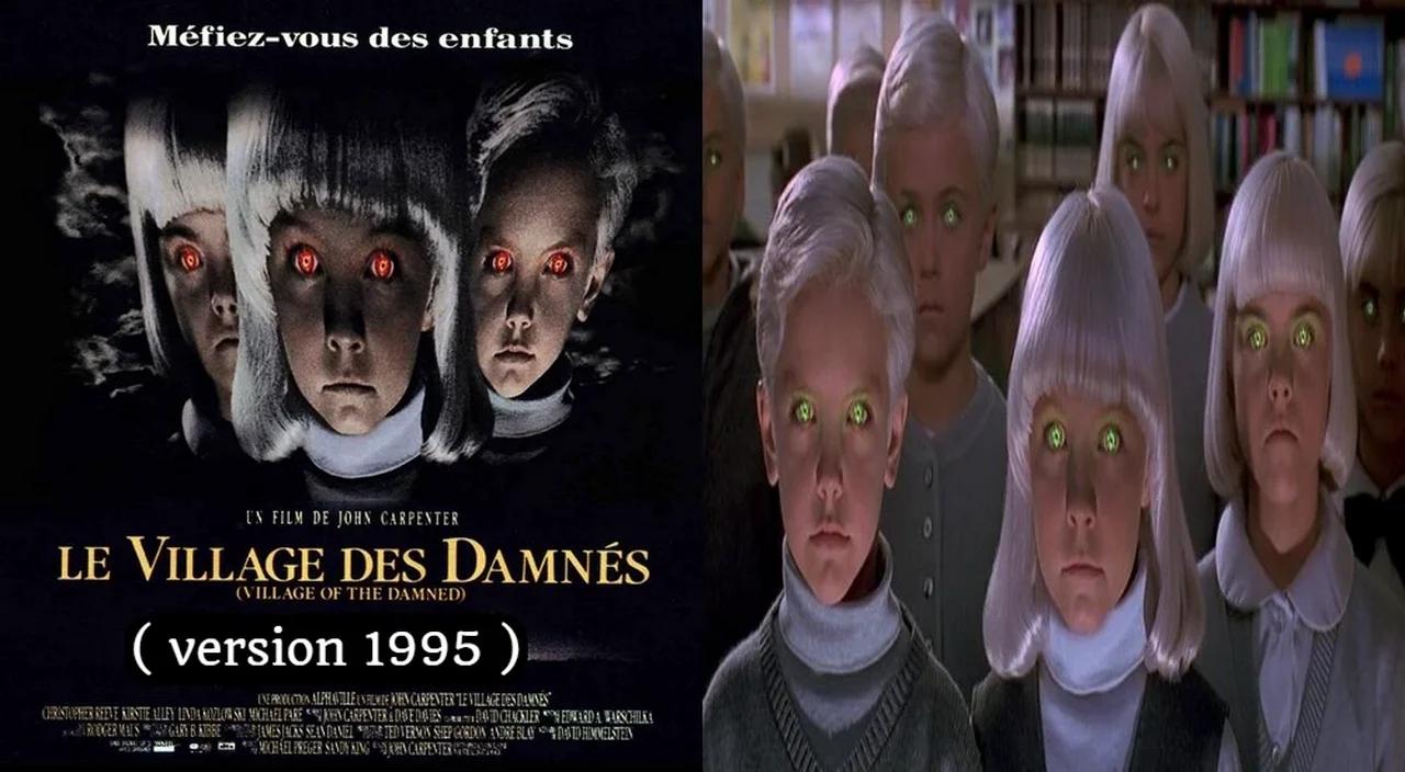" Le village des damnés " (version 1995) avec Christopher Reeve/Mark ...