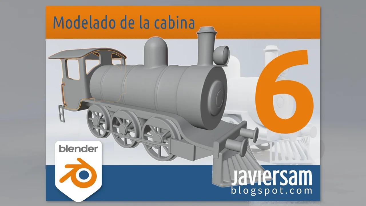 A simple steam locomotive made with Blender - part VI: Locomotive's Cab ...