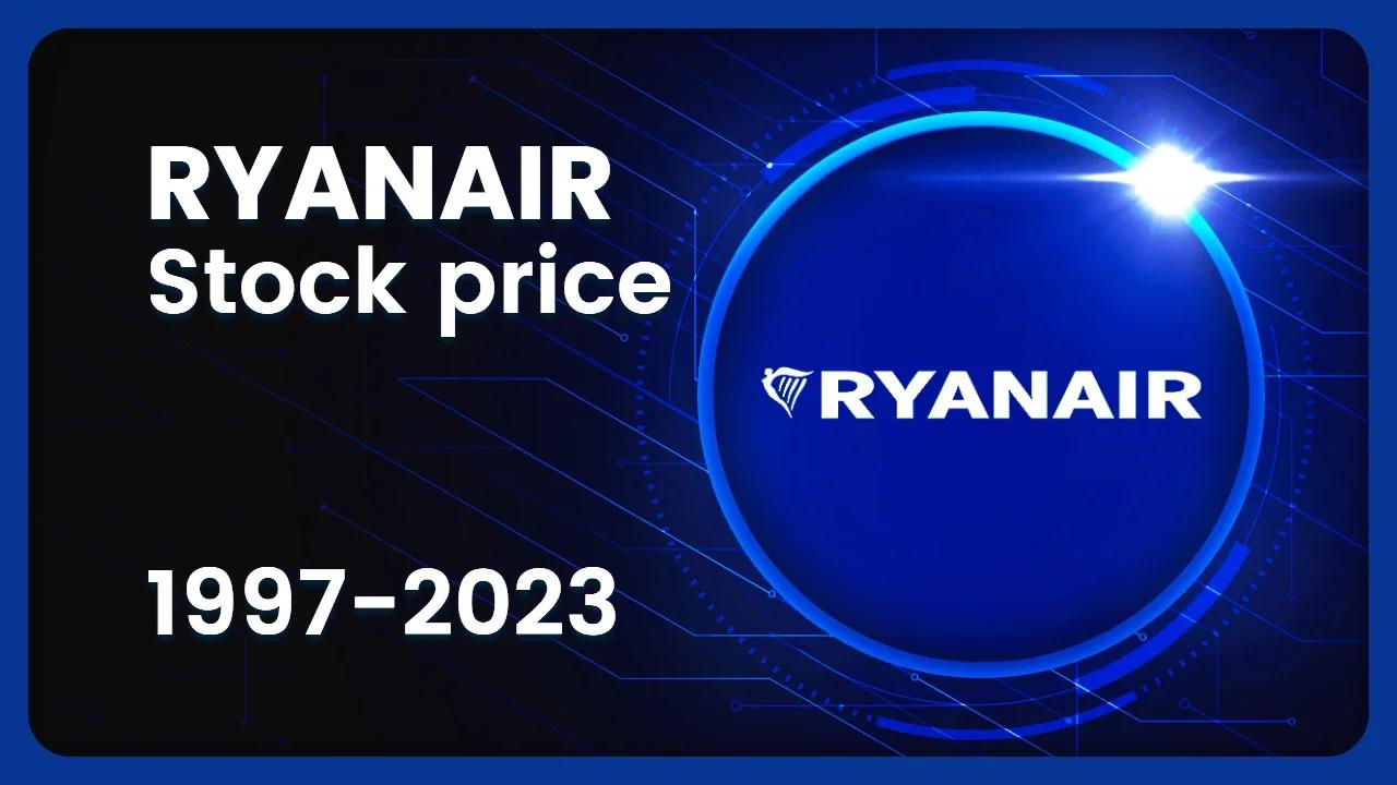 RYANAIR (RYAAY) Stock Price Evolution (USD) 1997-2023 #finance #stocks ...