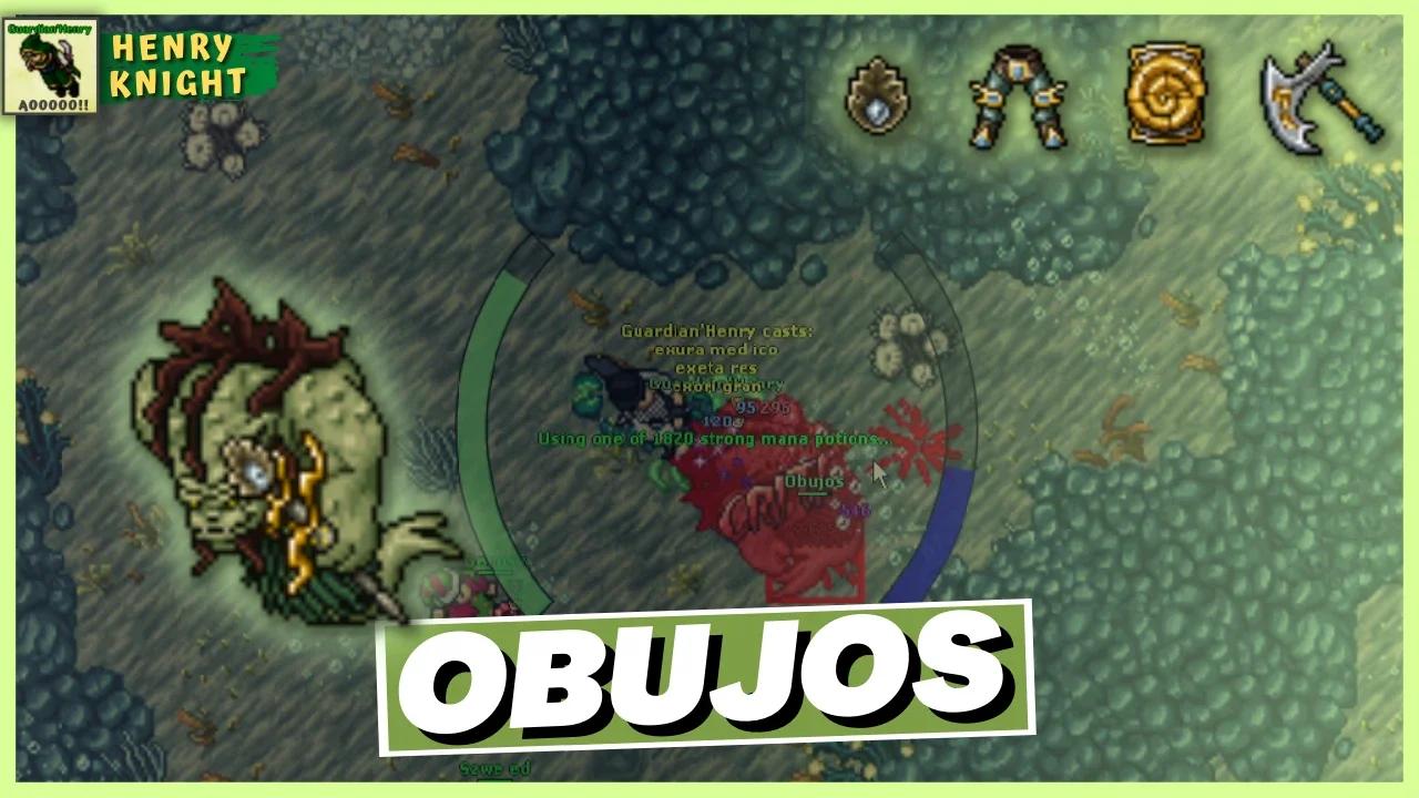 TIBIA: COMO FAZER O BOSS OBUJOS (FIEHONJA)