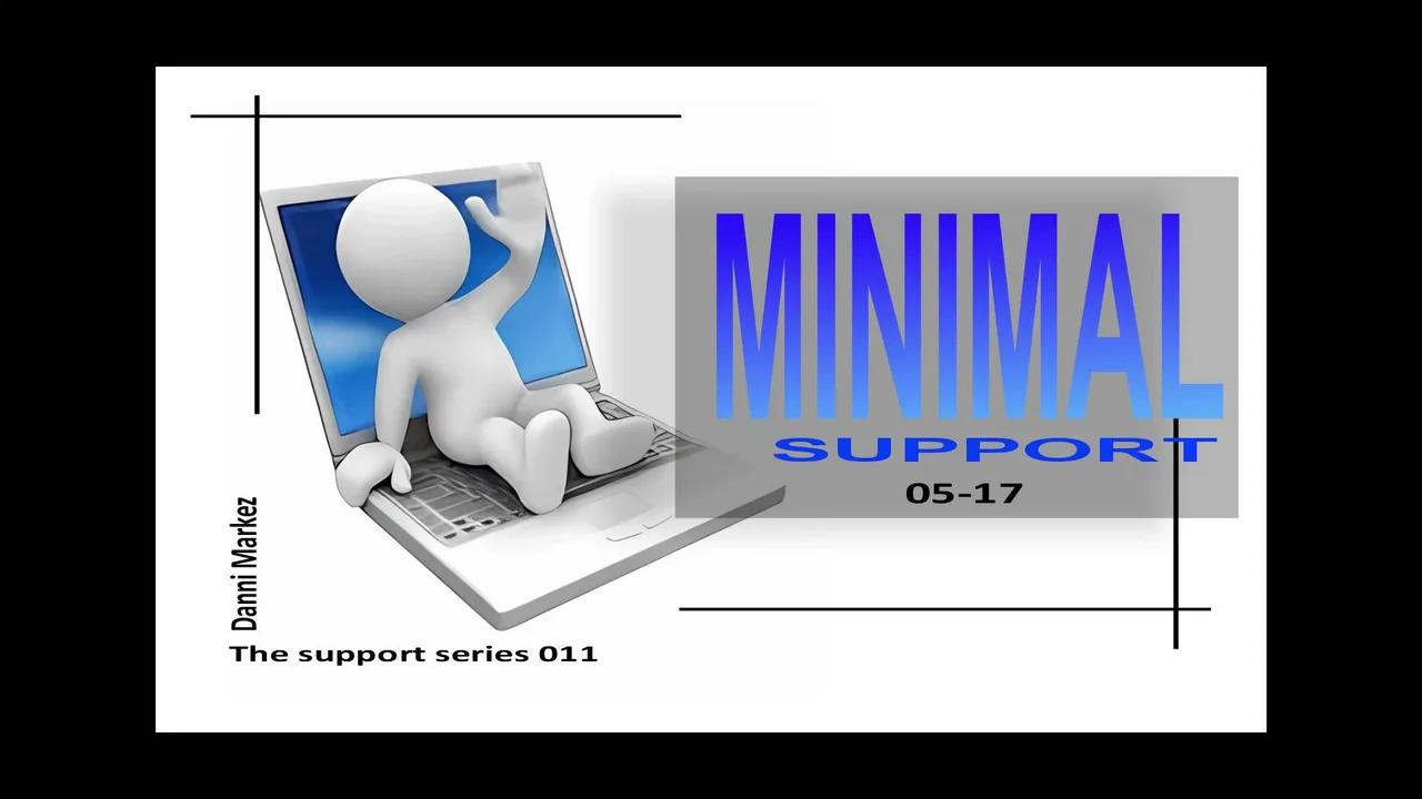 Danni Markez "The Support Series 011": Minimal Support (2017)