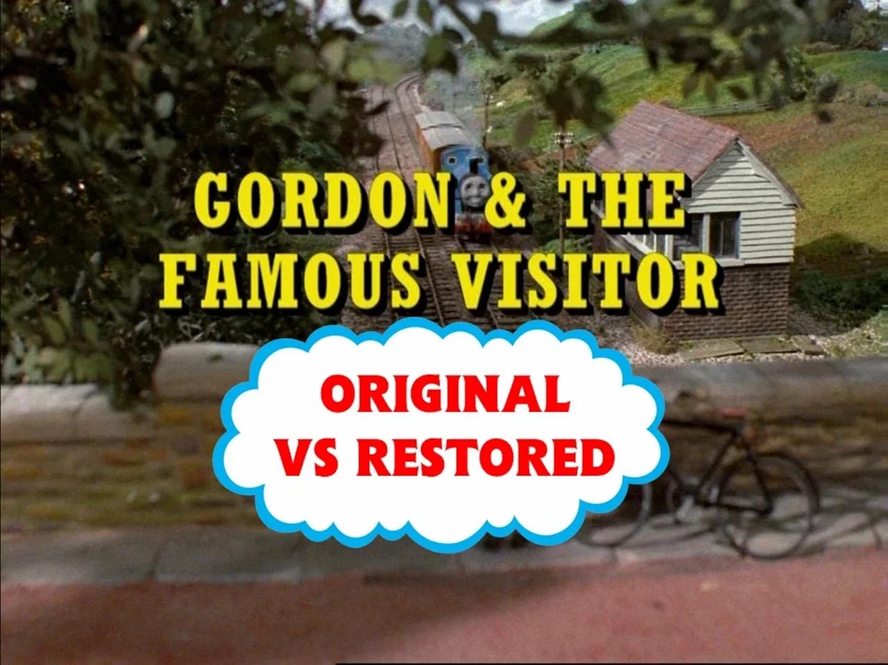 Gordon & the Famous Visitor (Original VS Restored)
