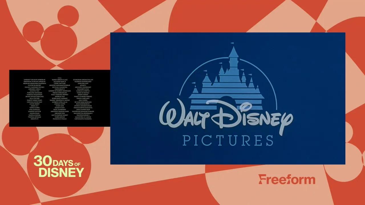Freeform - 30 Days of Disney Split Screen Credits (alternate variant ...
