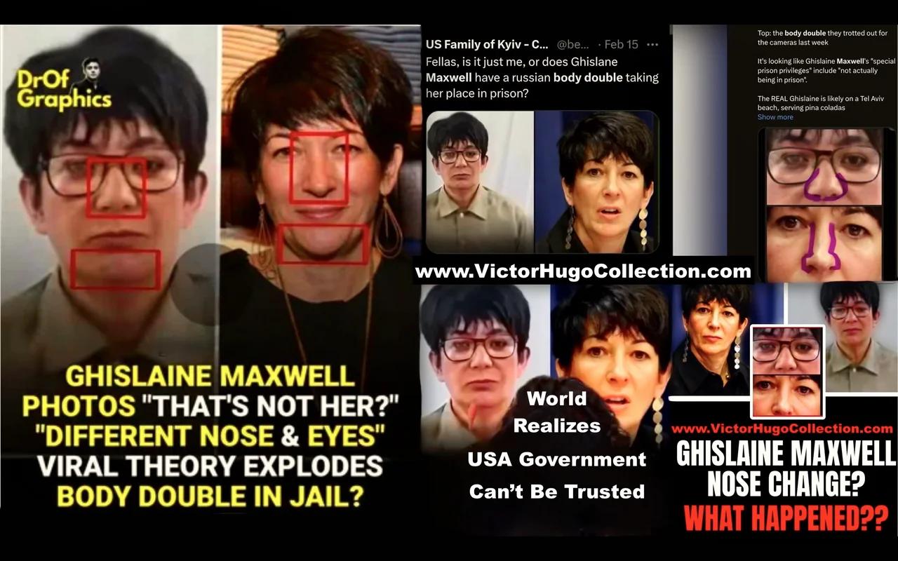Jeffrey Epstein Mossad Handler Ghislaine Maxwell Body Double Exposes ...