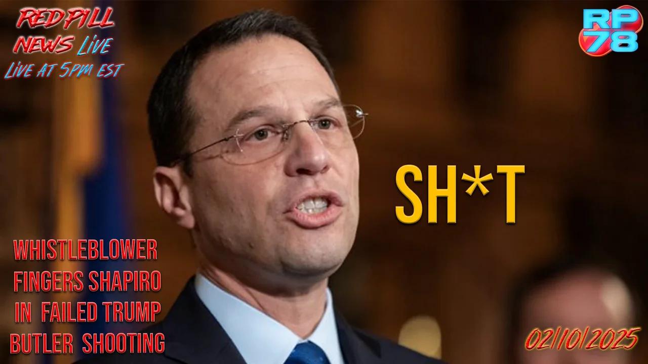 Shapiro Named By Whistleblower In Failed Trump Assassination on Red ...