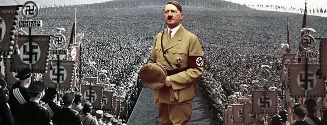 Adolf Hitler thanks God Almighty