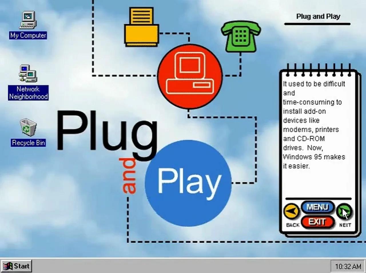 Windows 95 Interactive Demo & Preview