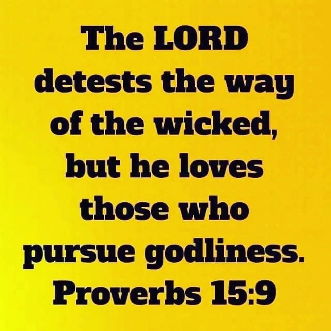Proverbs 15:9
