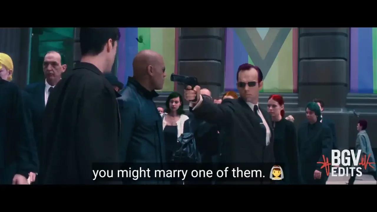 Matrix - The dude in the red dress.