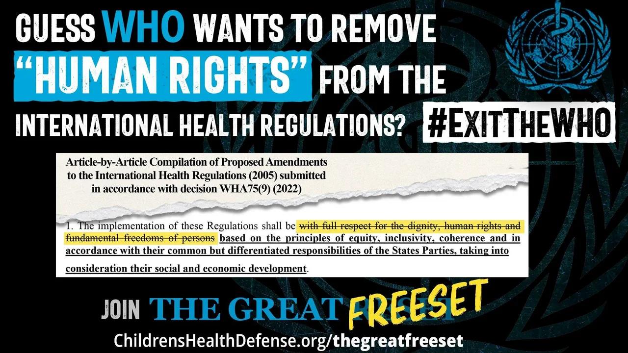 Guess WHO Wants to Remove Human Rights?