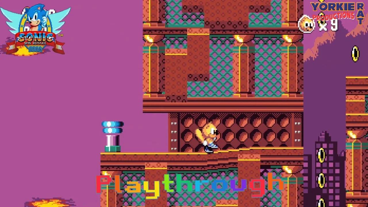 Sonic SMS Remake v1.9 - Playthrough