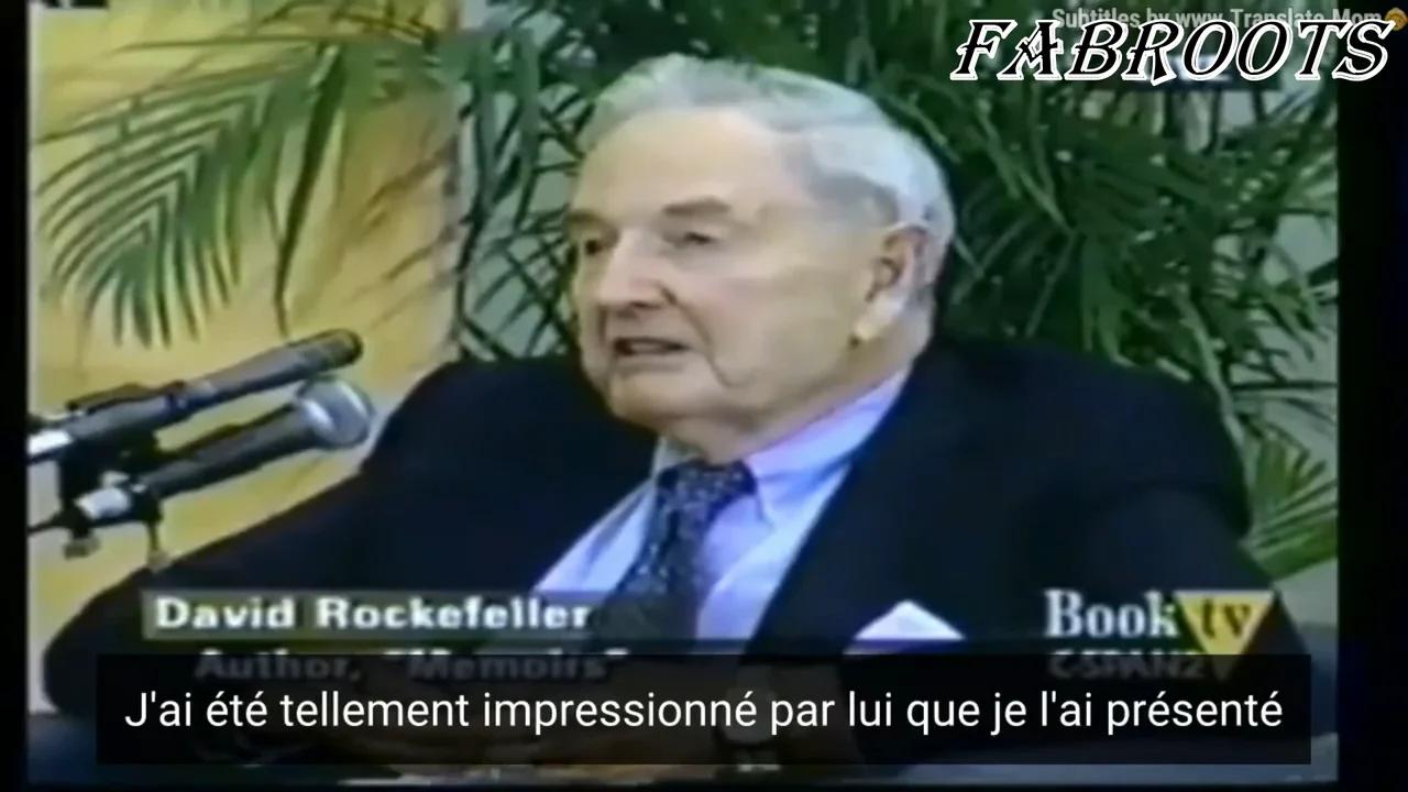 David Rockefeller admet avoir recruté Henry Kissinger Klaus Schwab ...