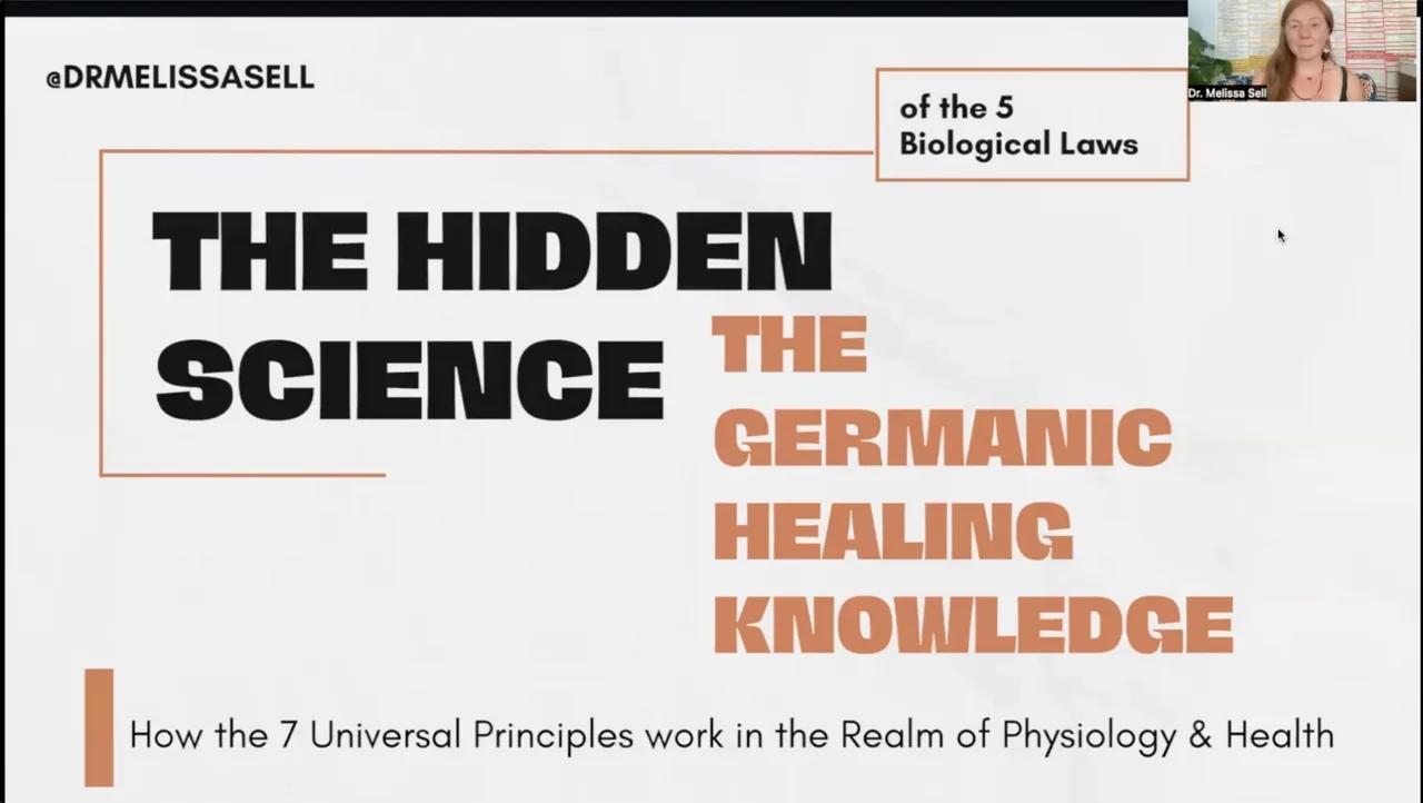 The Hidden Science of the 5 Biological Laws- Dr. Melissa Sell | FUNL 3 ...