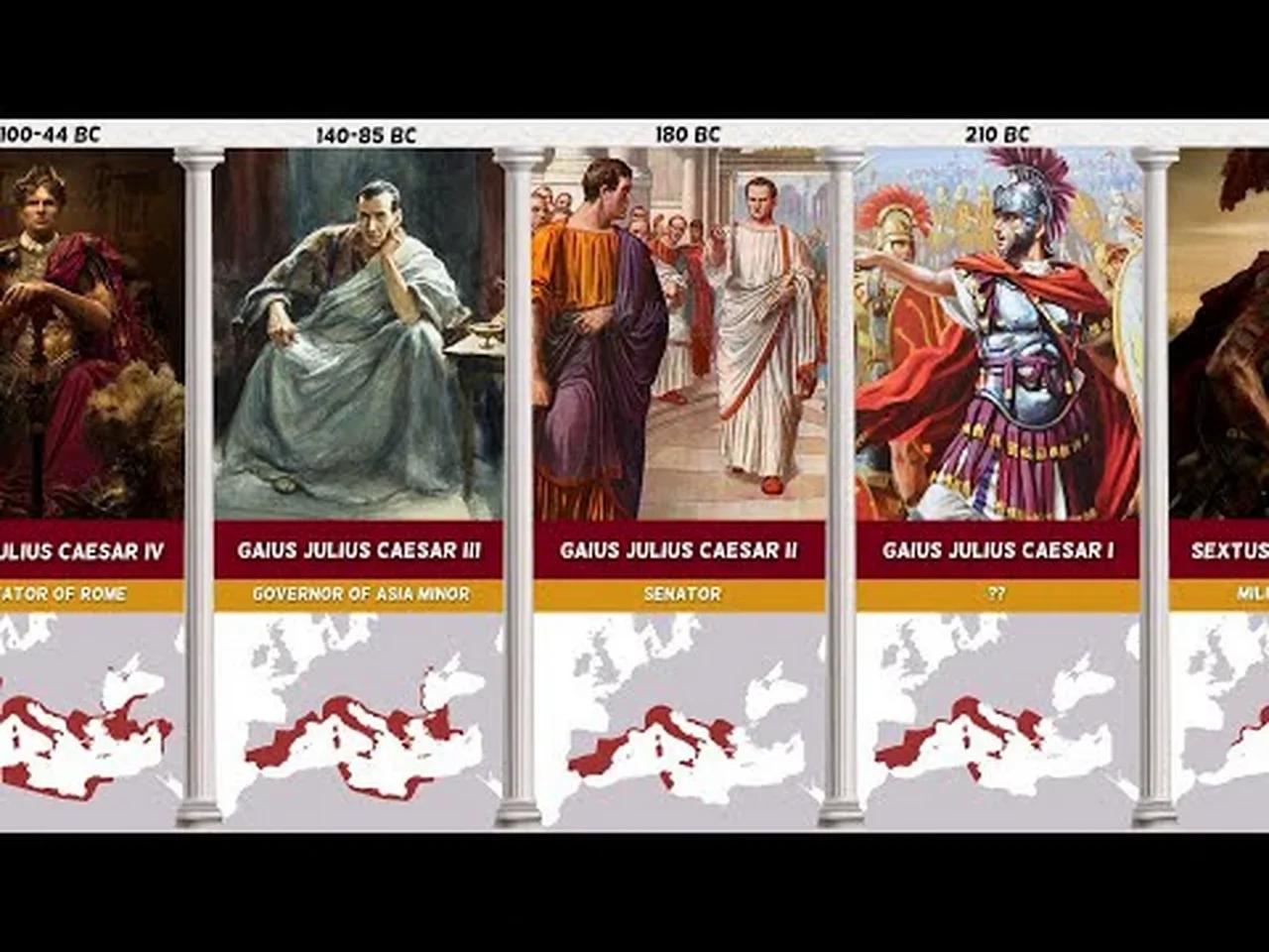🏵️The Truth about Timeline of the Ancestry of Julius Caesar