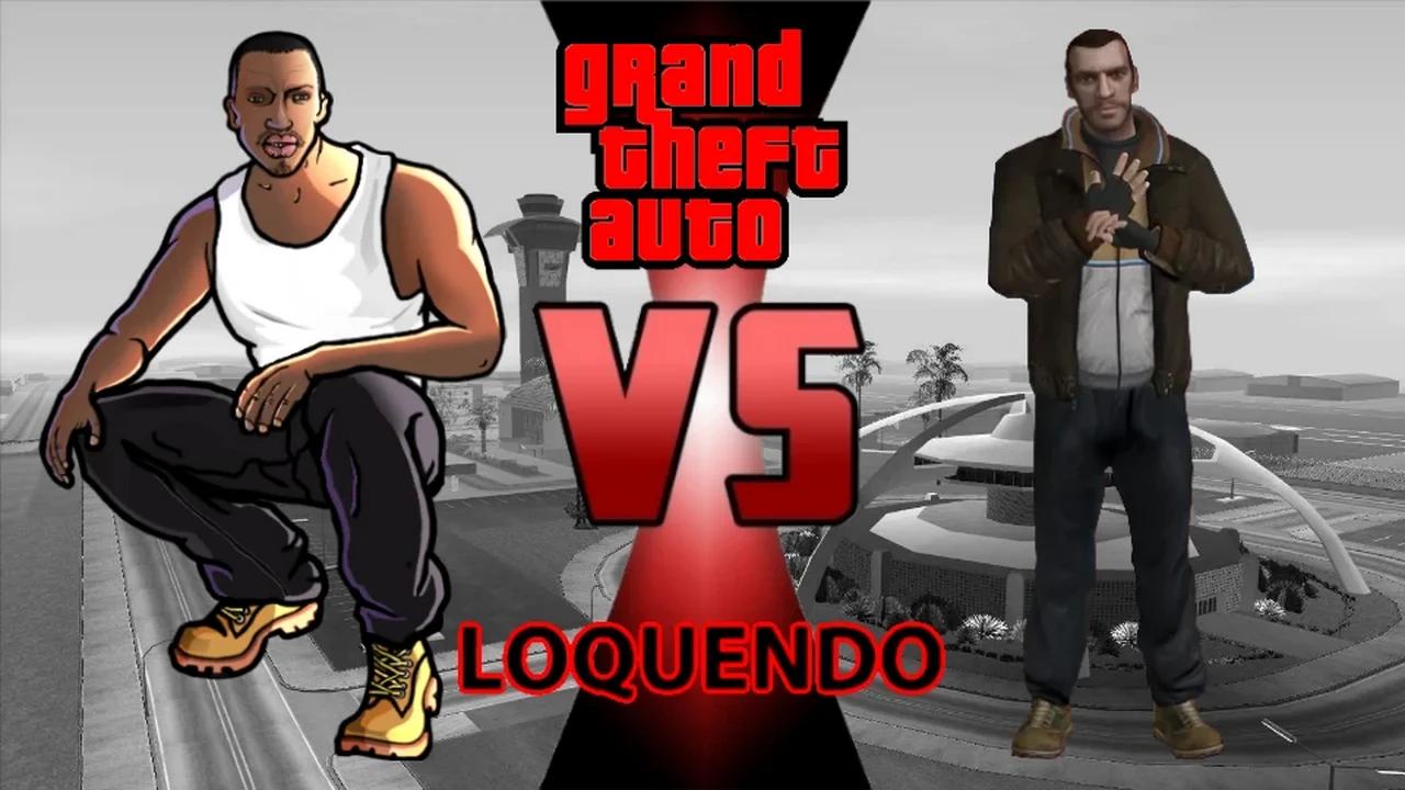 GTA San Andreas *Loquendo* - CJ vs Niko Bellic (Resubido)