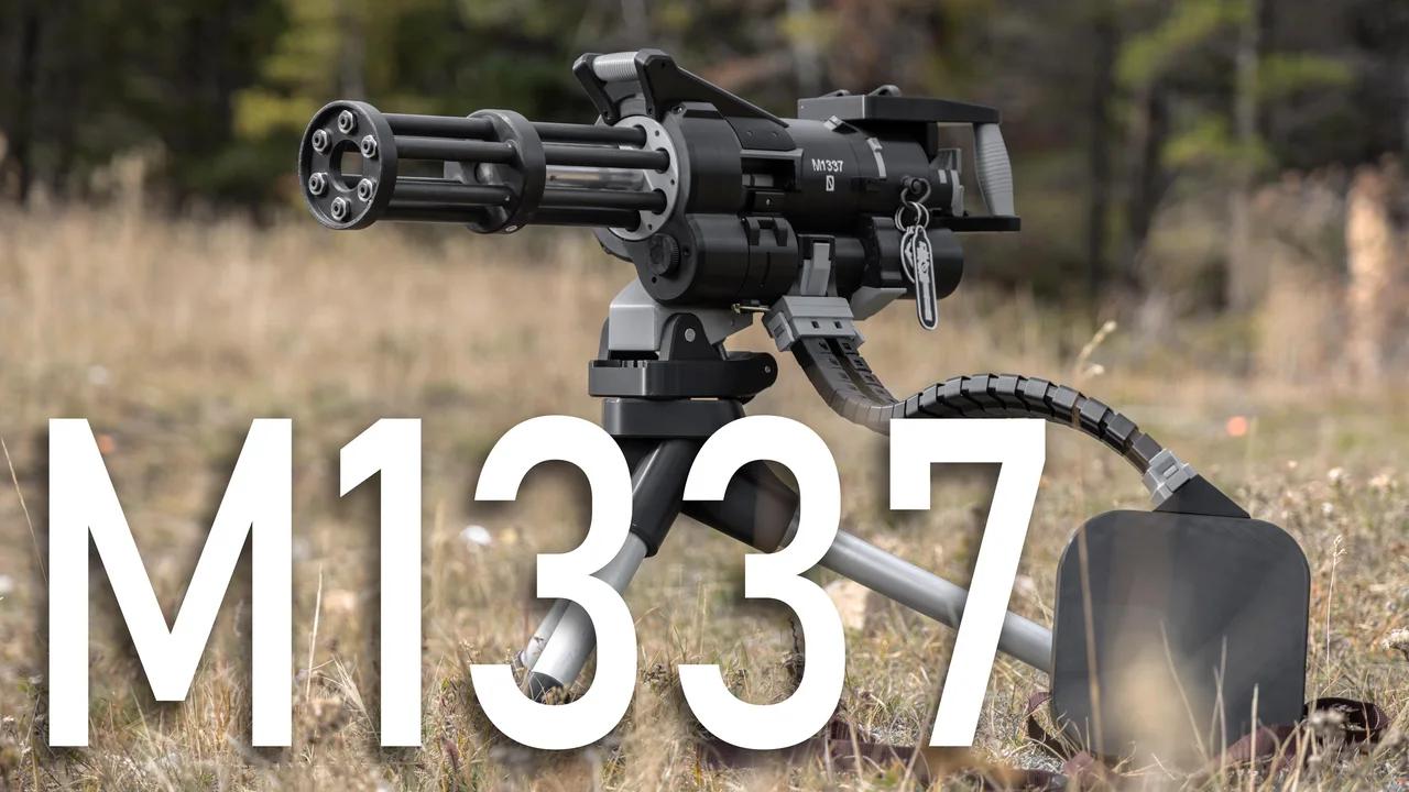 The M1337 - DIY Gatling Gun