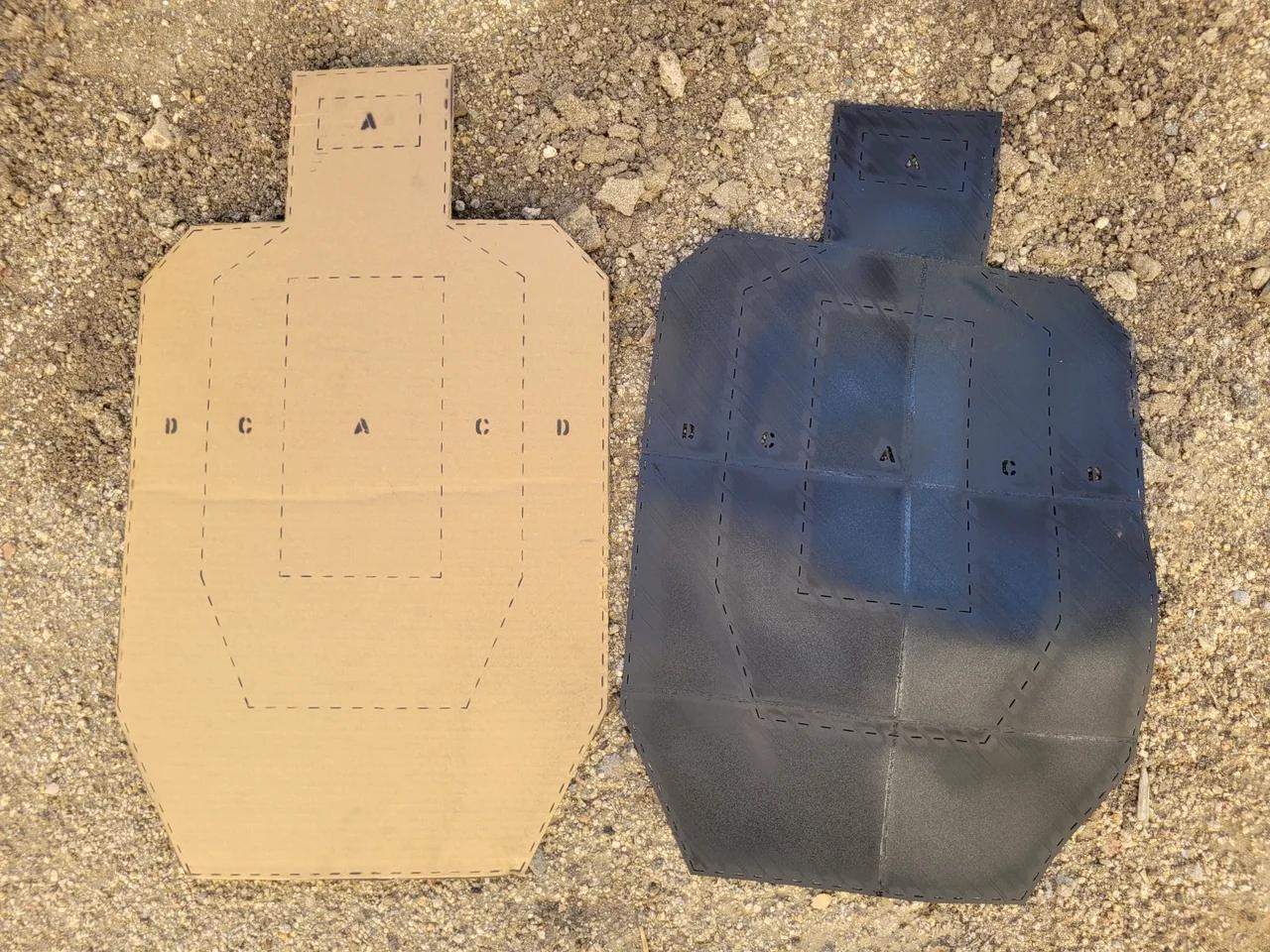 USPSA Target Stencil (TPU)