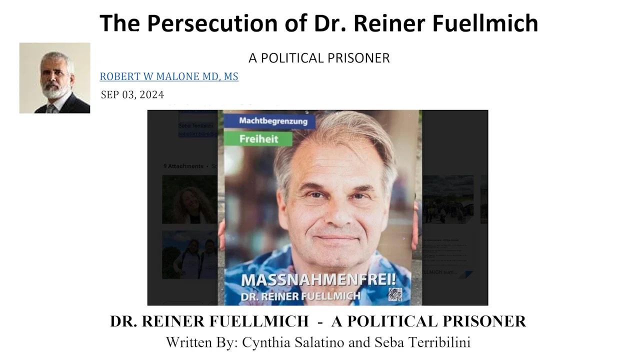 PDF, Dr. Robert Malone: The Persecution of Dr. Reiner Fuellmich. A ...