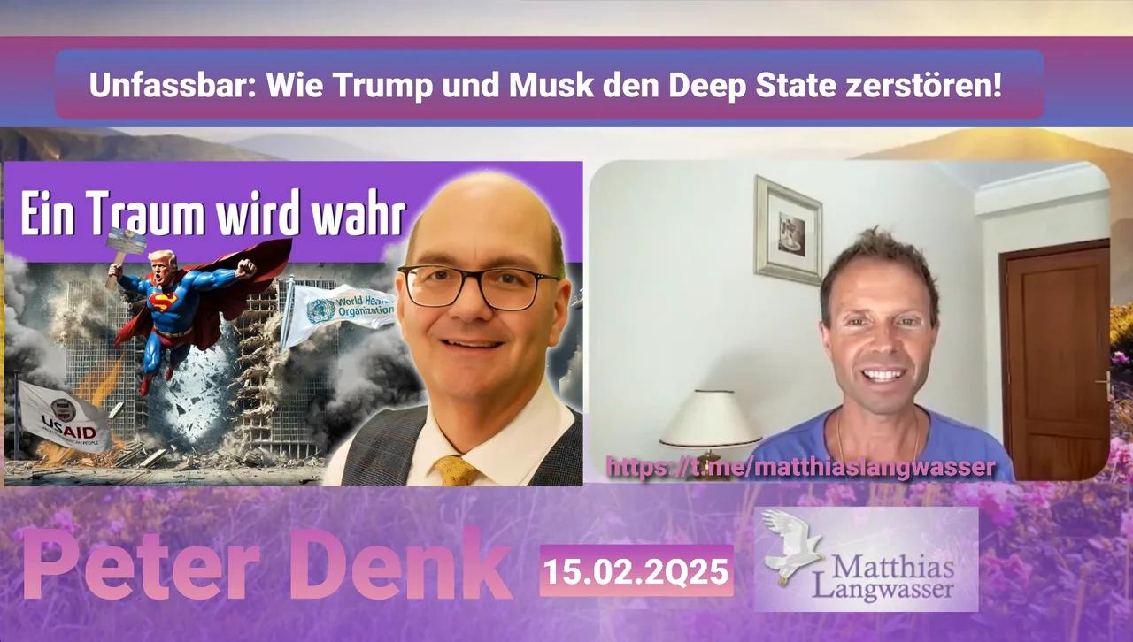 Peter Denk zu Gast bei Matthias Langwasser - 15.02.2Q25 - Unfassbar ...