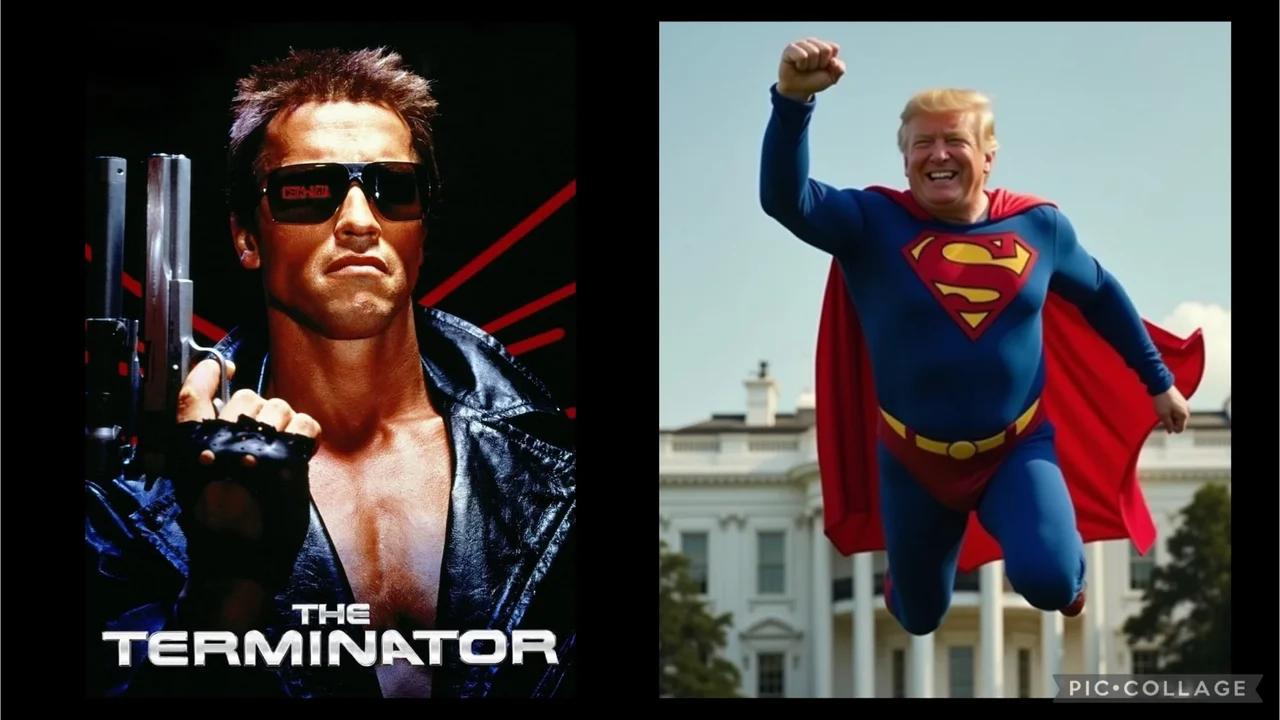 WORLD IS A STAGE: BATTLE OF THE ACTORS (TERMINATOR VS TRUMP) - MUST SHARE!