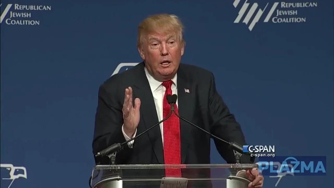 Trump at RJC: 2015 vs 2024