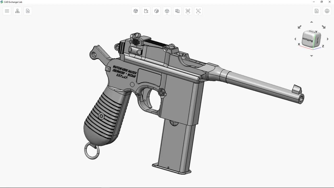 Mauser M712 - C96 full assembly