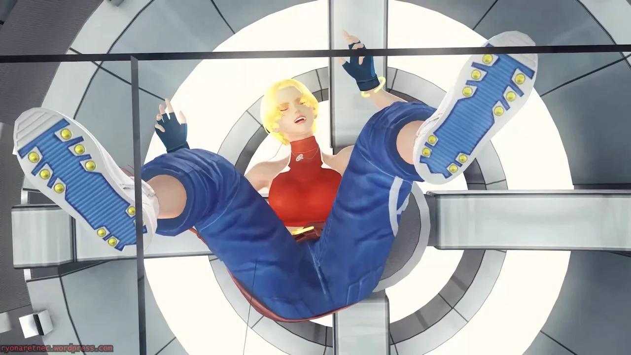 DOA 5LR Ryona リョナ Blue Mary ブルー・マリー – Bass Atomic Drop, Bear Hug