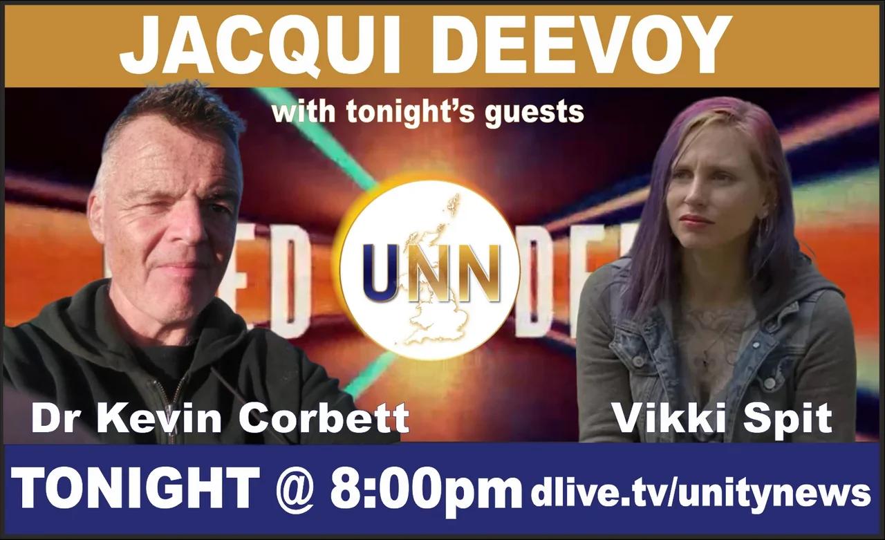 Jacqui Deevoy with guests Vikki Spit & Kevin Corbett Jacqui Deevoy with guests Vikki Spit & Kevin Corbett